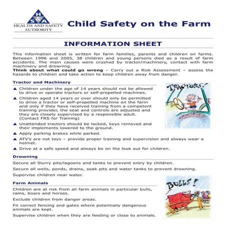 Child safety on_the_farm | PDF | Parenting Babies and Toddlers | Parenting