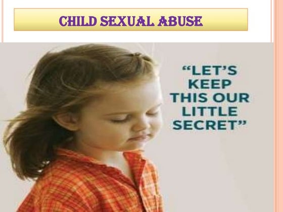 Sexual abuse awareness | PPT