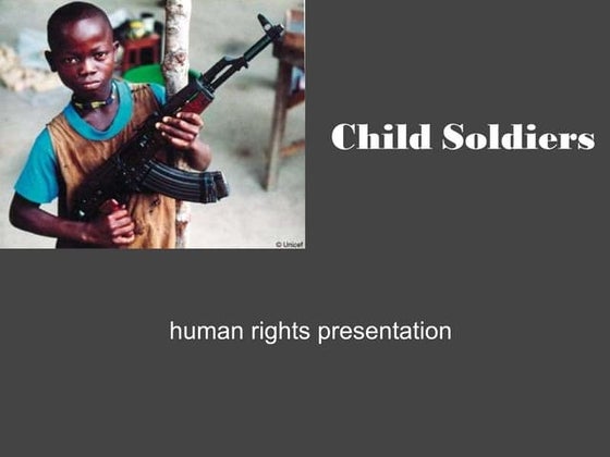 Argumentative Essay On Child Soldiers | PDF