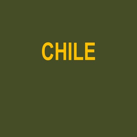 Chile General Info Ppt | PDF