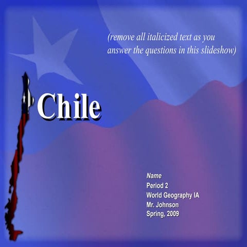 Chile Template | PPT