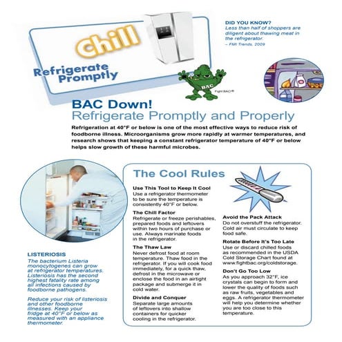 Food Safety Practices - Thawing | PPTX