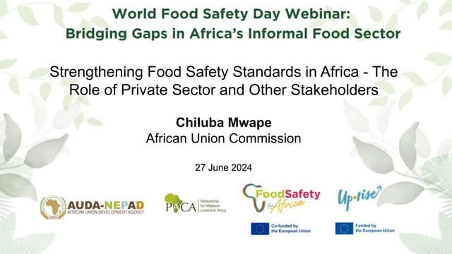 Strengthening Food Safety Standards.pptx Strengthening Food Safety Standards.pptx