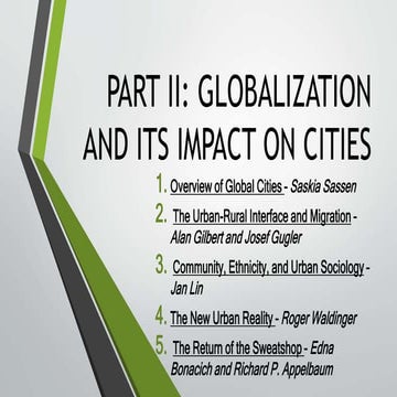Global city | PPTX