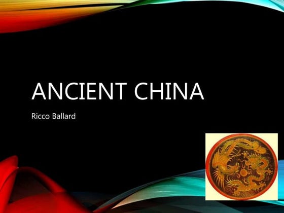 Ancient city - River Valley Civilization China | PPTX