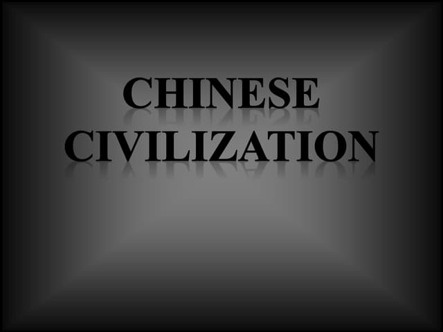 Ancient china huang he civilizations | PPTX
