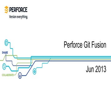 [China merge world tour] Perforce Introducing Git Fusion | PPT