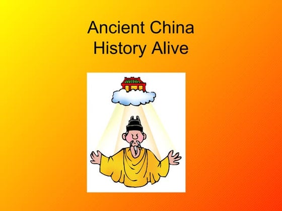 Ancient city - River Valley Civilization China | PPTX