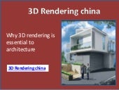 Architecture 3D Design and 3D Modeling Rendering Concepts.pptx
