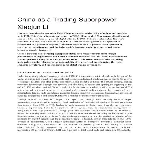 CHINA IMPORT EXPORT DATA | DOCX