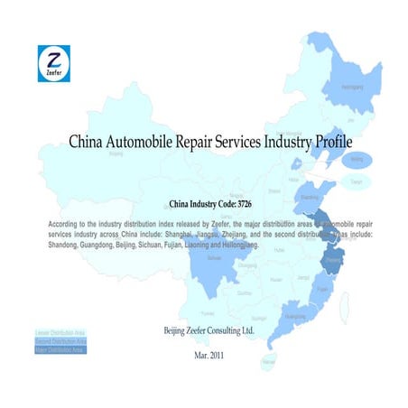 China automobile repair services industry profile cic3726 sample pages ...