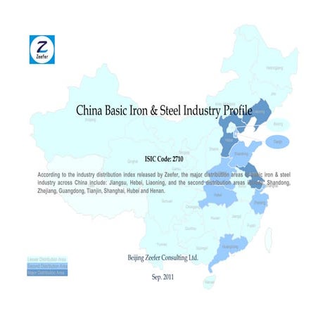 China basic iron steel industry profile isic2710 sample pages | PDF