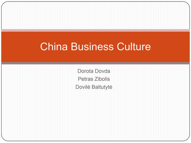 Doing Business in China Fundamentals