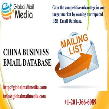 China business email database | PPTX