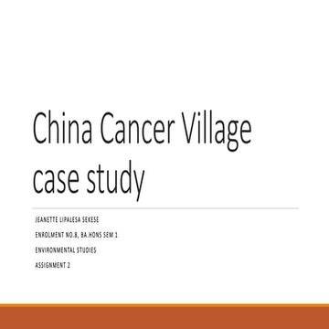 China Cancer Village case study.pptx