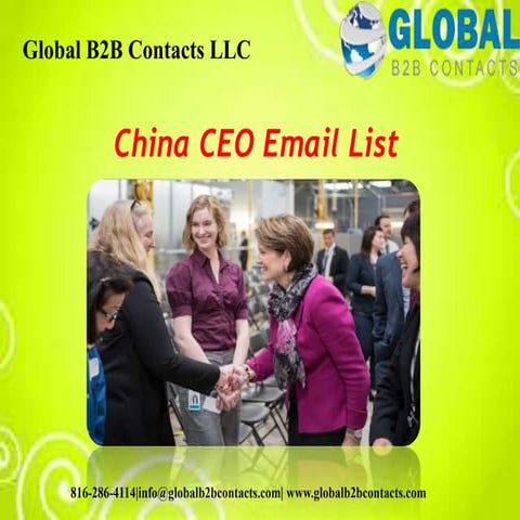 China ceo email list | PPTX