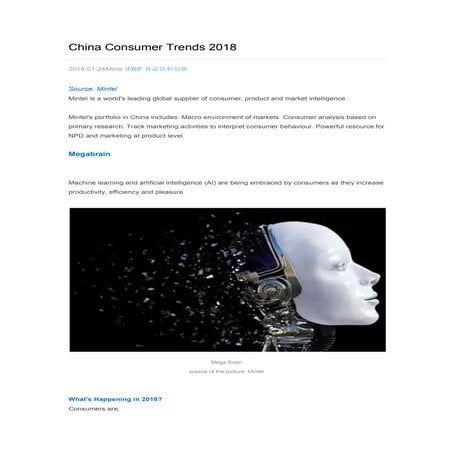 THE FUTURE OF FOOD & DRINKS | PDF