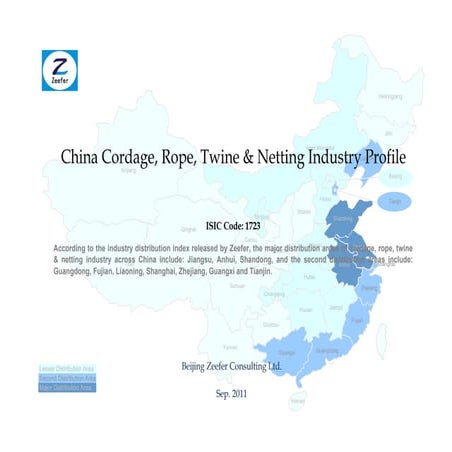 China cordage rope twine netting industry profile isic1723 sample pages ...