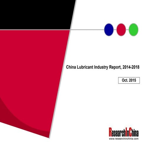 Presentation Lube Oil Blending Plant Performance Evaluation | PPSX