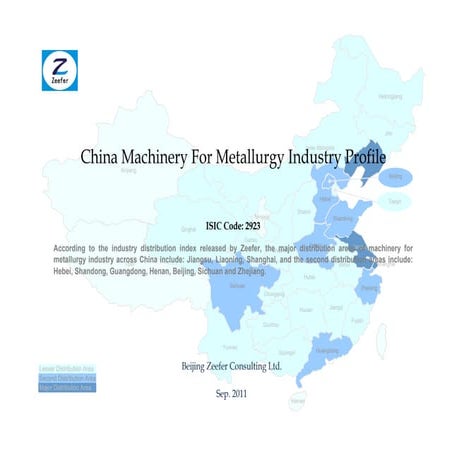 China machinery for metallurgy industry profile isic2923 sample pages | PPT