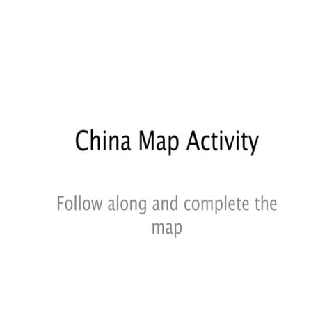 China Map | PPT