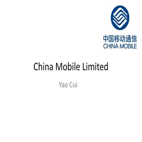 China mobile | PPTX
