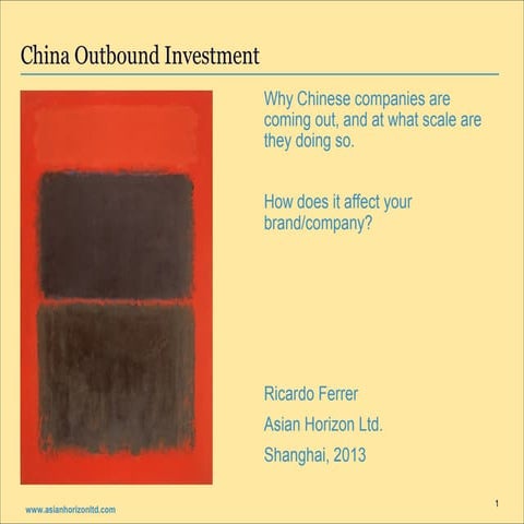 China outbound Investment | PPT