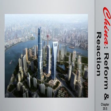 China Reform & Reaction (35 5) | PPT