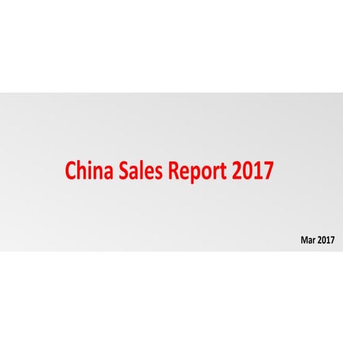 China report 2017 q1 | PPT