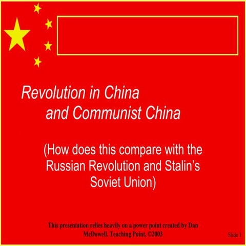 Chinese Revolution & Mao | PPT