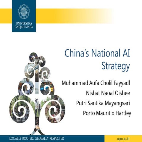 CHINA'S AI NATIONAL STRATEGY CHINA'S AI NATIONAL STRATEGY | PPTX