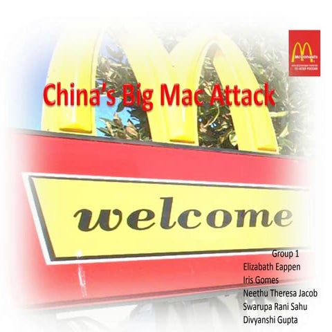 China’s big mac attack (2) | PPTX
