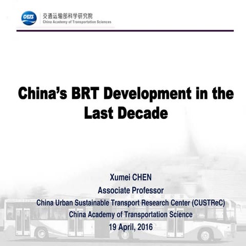 China’s brt development in the last decade | PDF