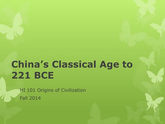 Ancient china huang he civilizations | PPTX