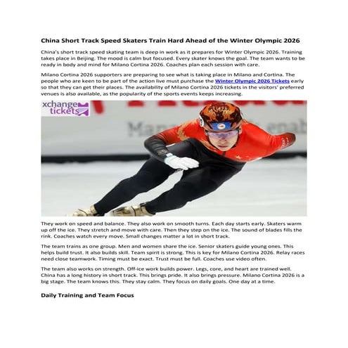 China Short Track Speed Skaters Train Hard Ahead of the Winter Olympic ...