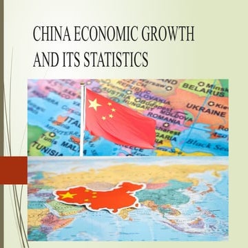 China’s Macro Economic Indicators presentation | PPTX
