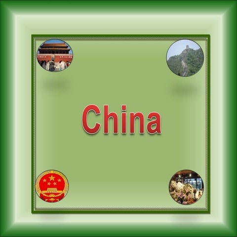 prezentare despre china, Istorie, Geografie, Viata cotidiana | PDF