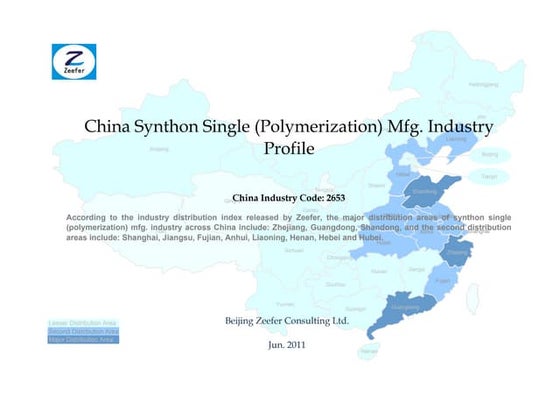 China chemical fiber mfg. industry profile cic28 sample pages | PDF ...
