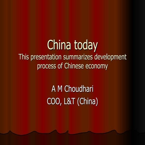 China Today | PPT