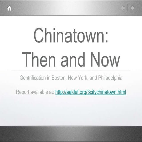 Part I Chinatown Then and Now | PPTX