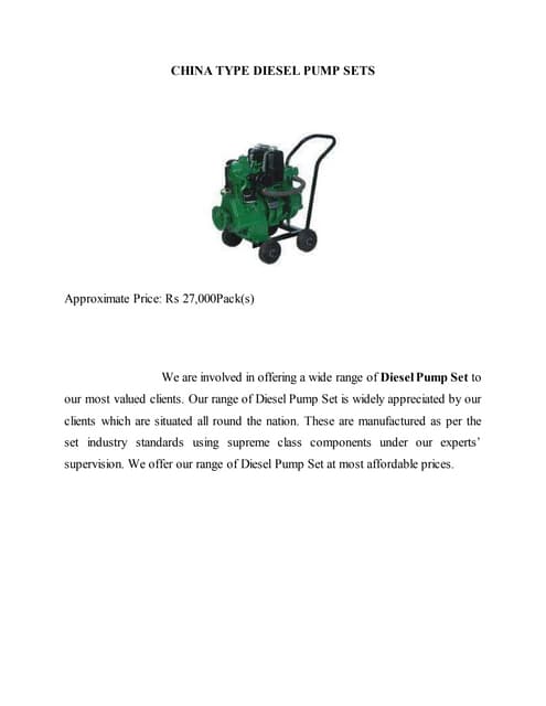 Pressure booster pump | DOCX