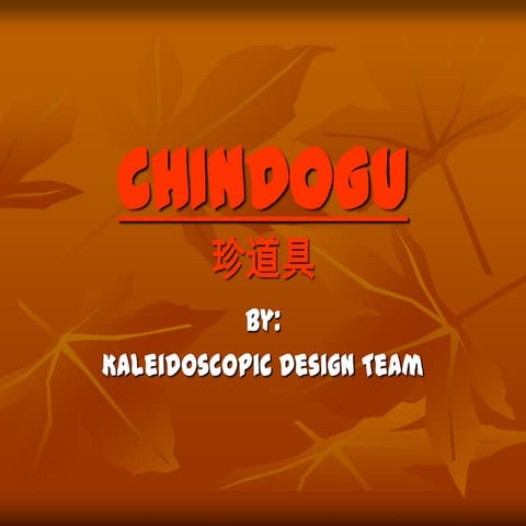 Chindogu | PPT