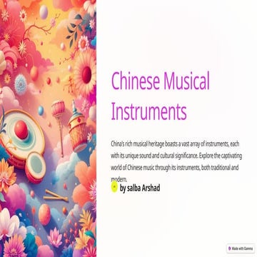 Chinese-Musical-Instruments equipment use in music of china.pptx
