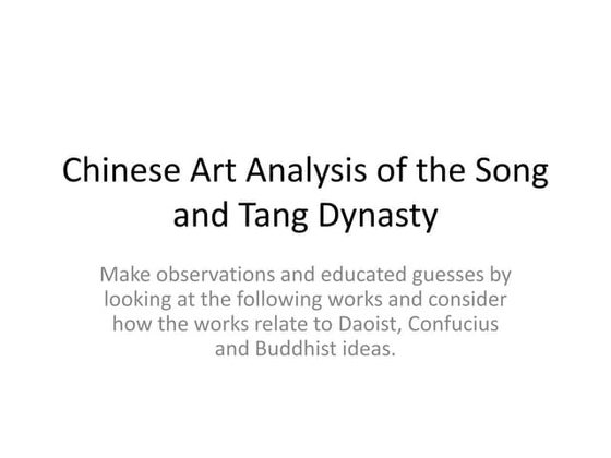 tang dynasty | PPT