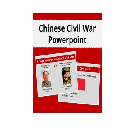 Chinese Civil War jooooooooooooooooooooo | PPTX
