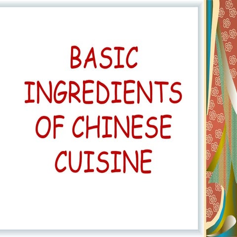 Chinese cuisine | PPT | Cooking | Food & Drink
