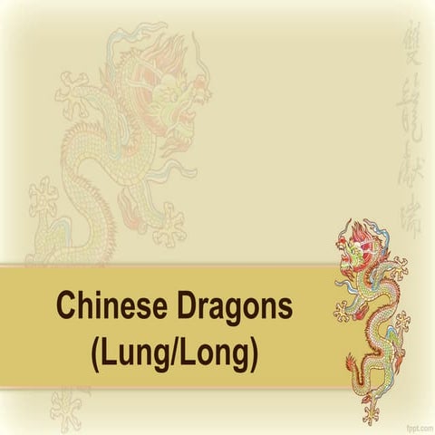 Chinese Dragon Powerpoint Template