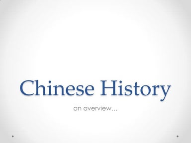 History power point china | PPT