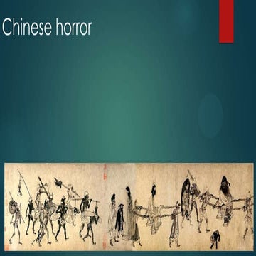 Chinese horror | PPTX