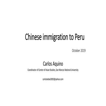 Japanese immigration to peru | PPTX
